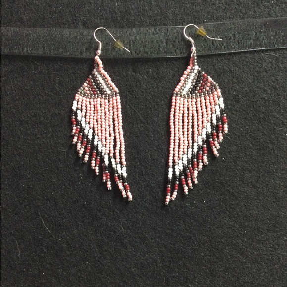 Jewelry | Vintage Native American Dangle Bead Earrings | Poshmark